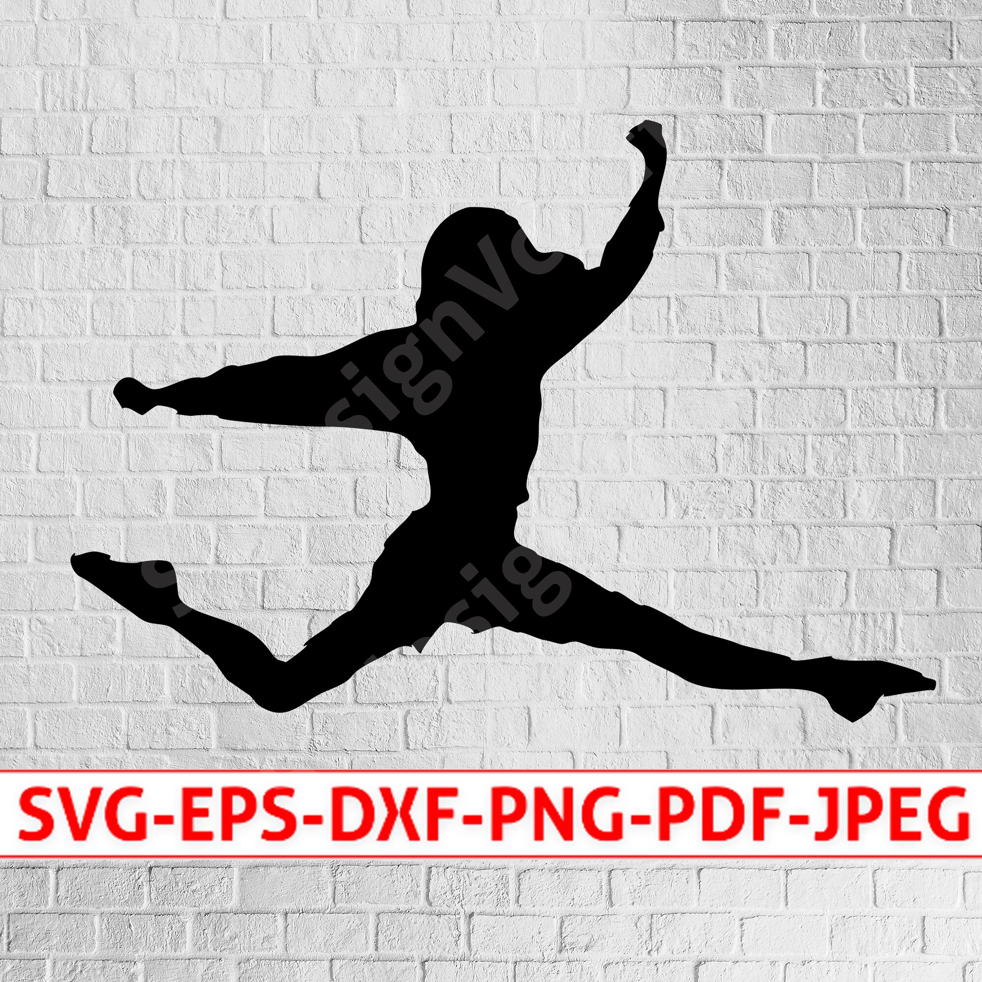 Dancer Silhouette Clip Art Leap