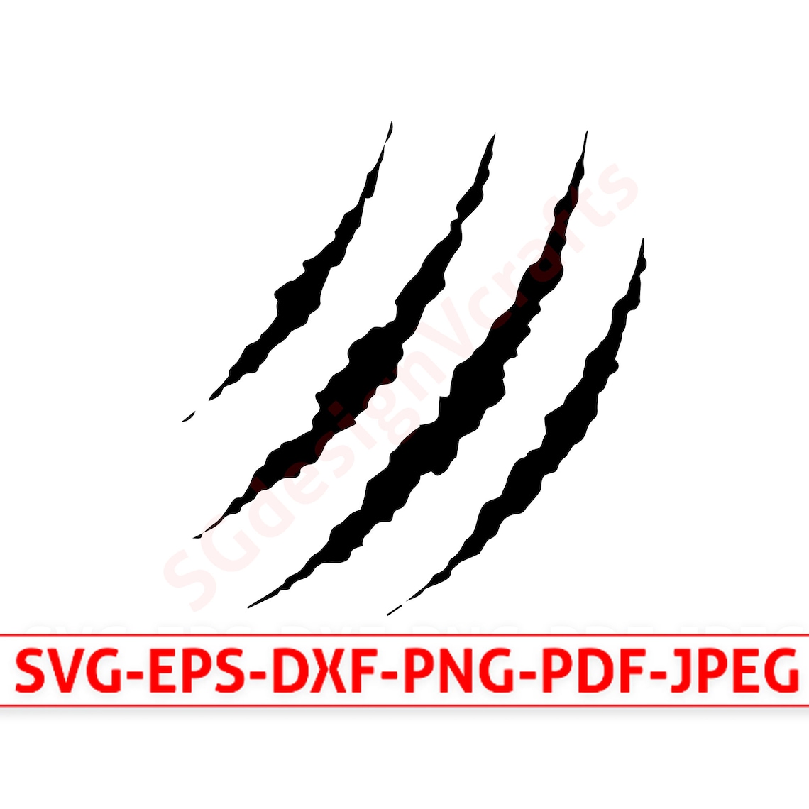 Scratches Svg Claw Scratches Claw Marks SVG Paw Scratches - Etsy Denmark