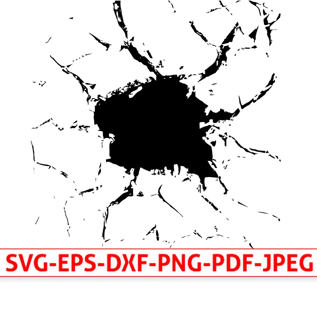 Pared rota SVG, Pared agrietada SVG, Imagen de pared agrietada svg ...