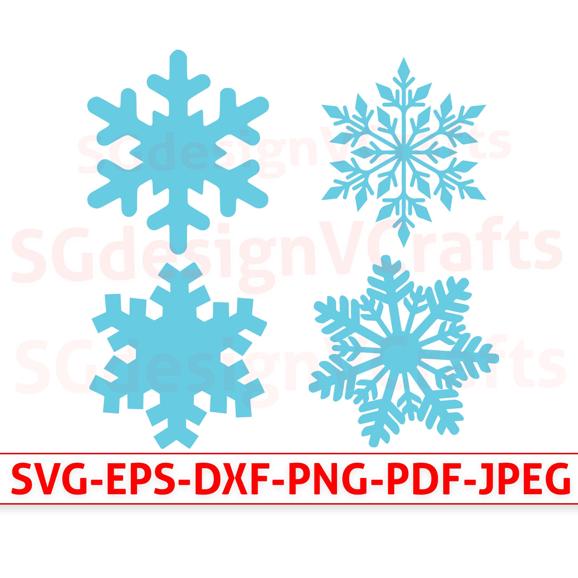 snowflake svg christmas svg Instant Download snowflake clipart holiday ...