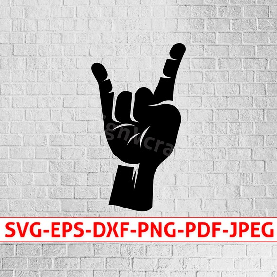 Devil Hand Sign Clipart