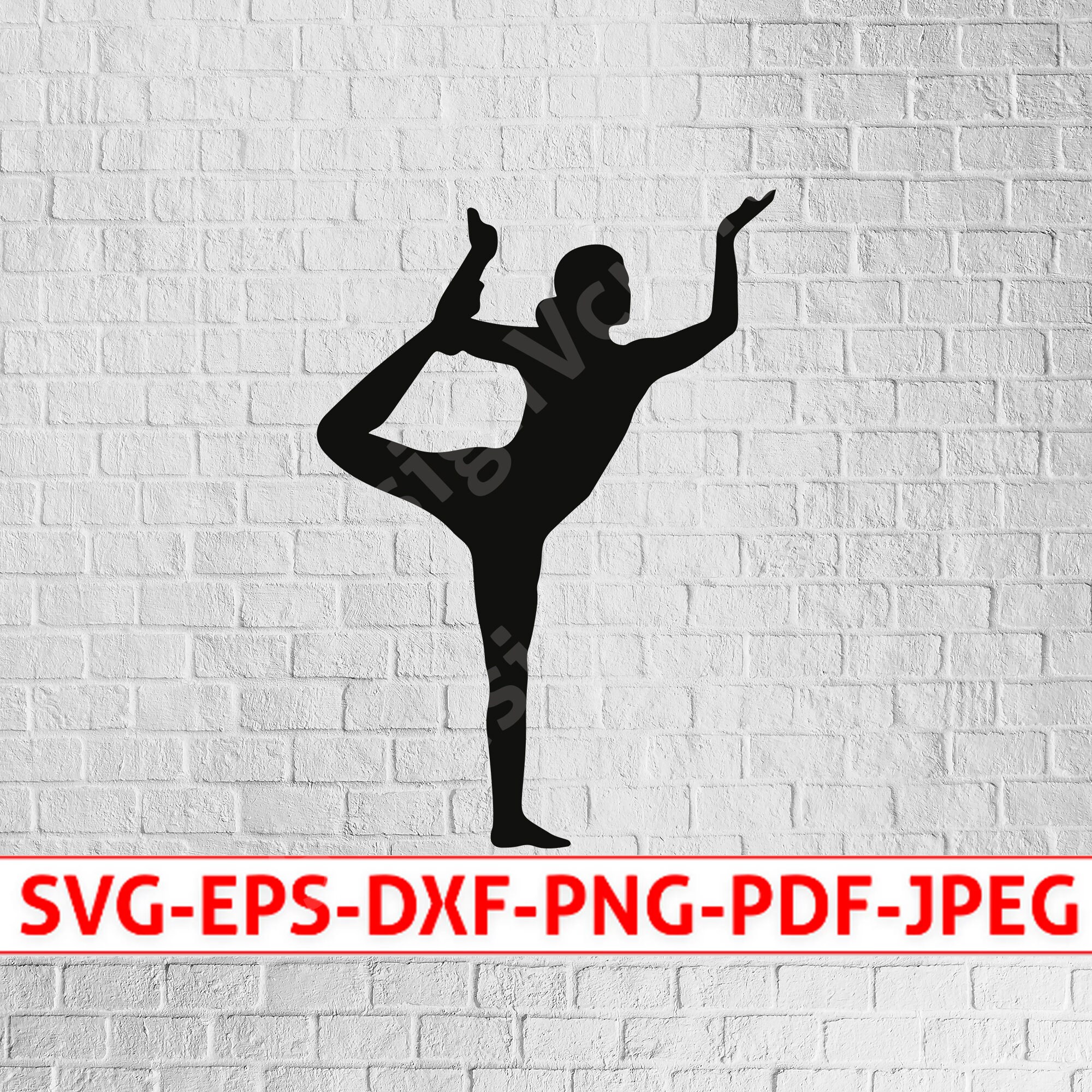 Yoga Pose 8SVG Yoga Pose Cut File Excercise Position - Etsy