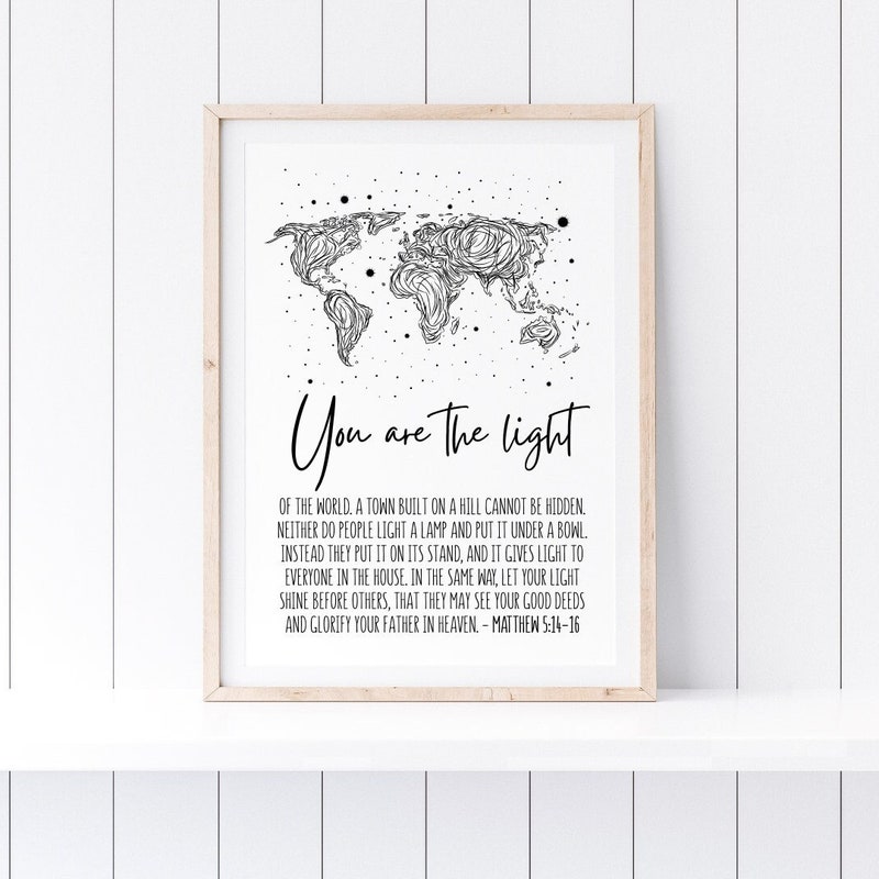 Matthew 5 14 - Etsy