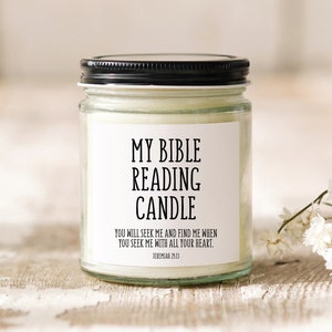Bible Reading Candle Bible Study Candle Gift for Christian Jeremiah 25 ...