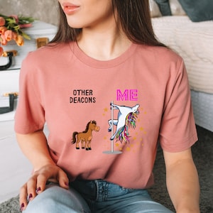 Unicorn Deacon T-shirt,funny Christian Gift for Deacon,best Church ...