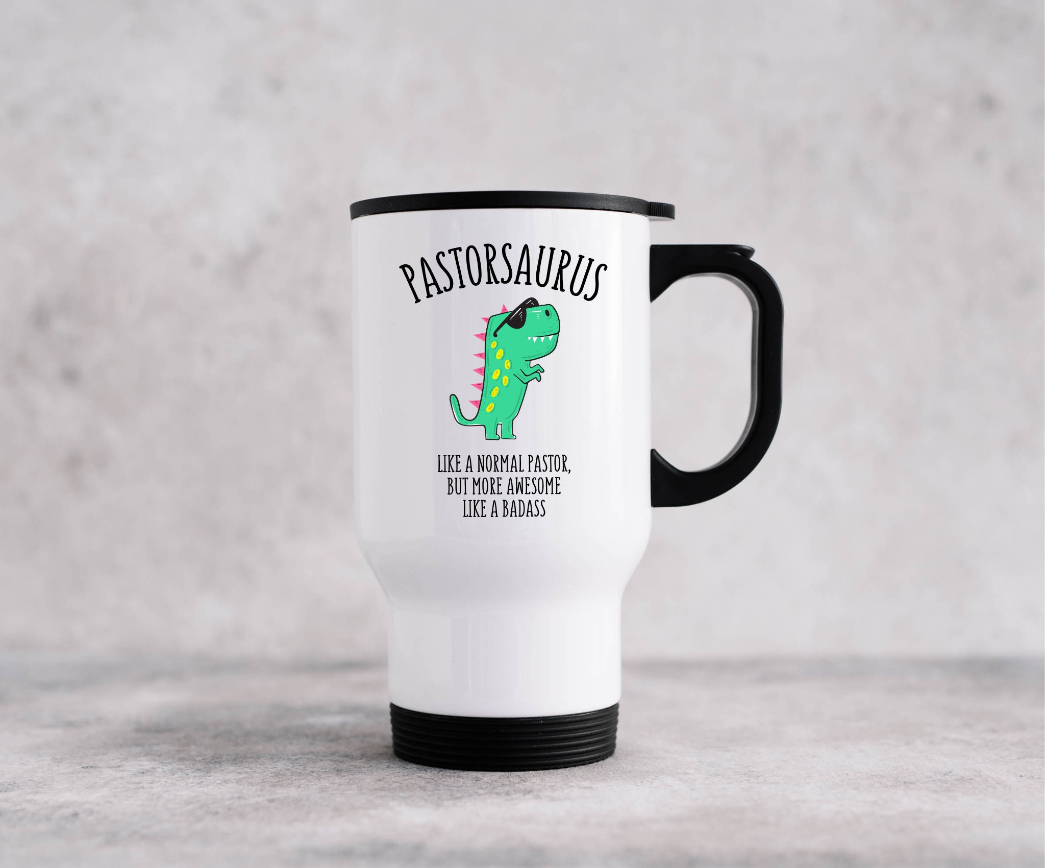 Pastor Travel Mug,badass Pastor,funny Pastor Gifts,new Pastor Present ...