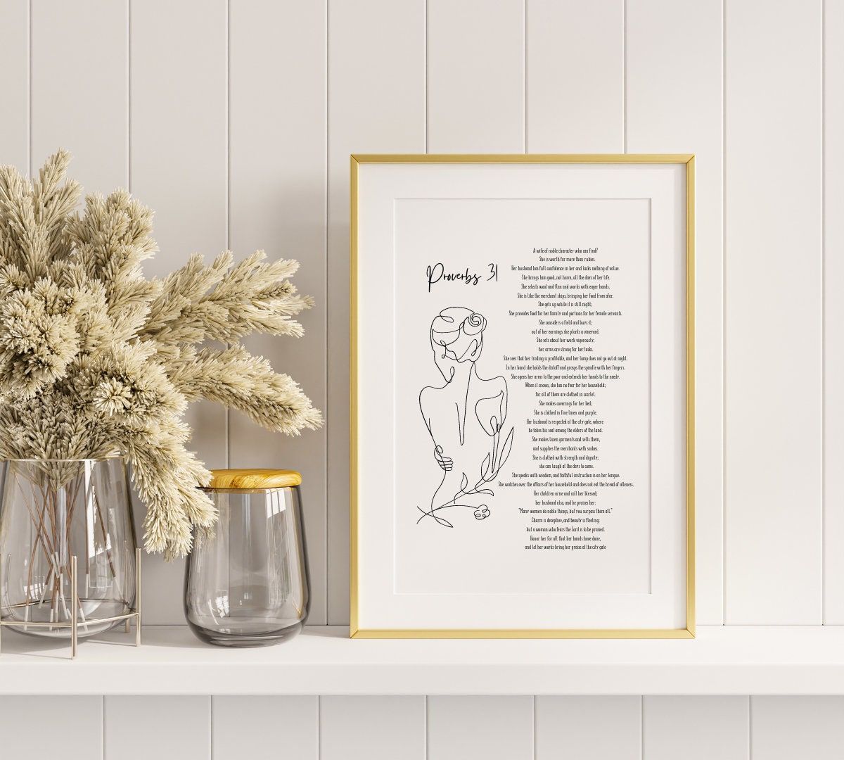 Proverbs 31 Printable Bible Verse Wall Art Girls Room Wall - Etsy
