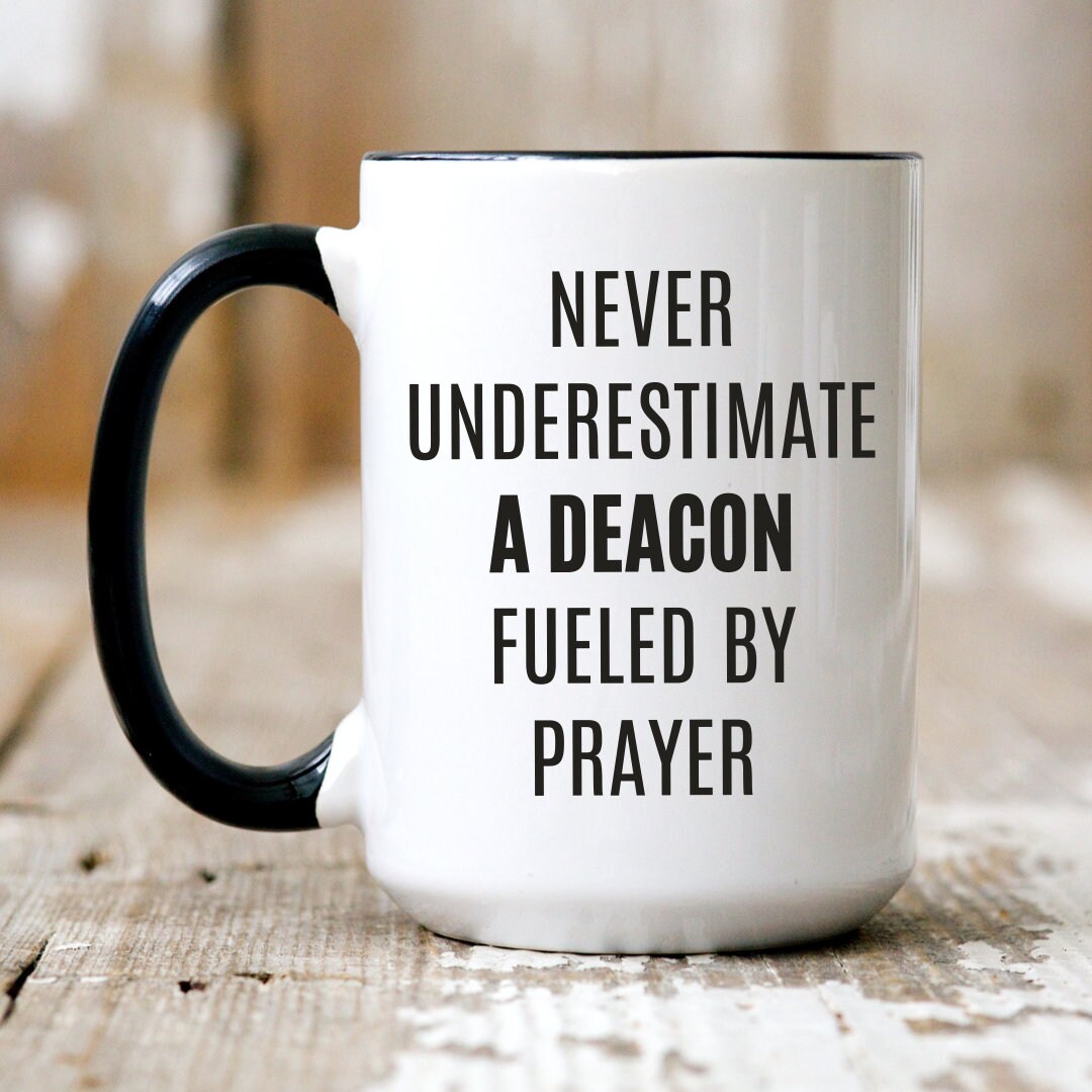 Deacon Fueled by Prayer Deacon Ordination Gift New Deacon Coffee Mug ...