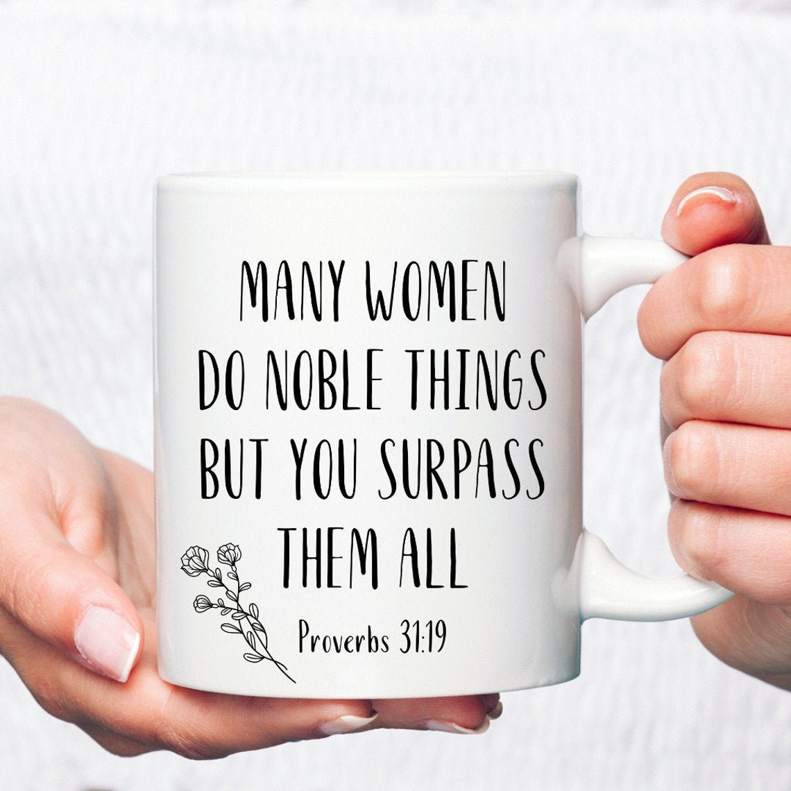 Proverbs 31:29 Bible Verse Coffee Mugscripture Gift for | Etsy