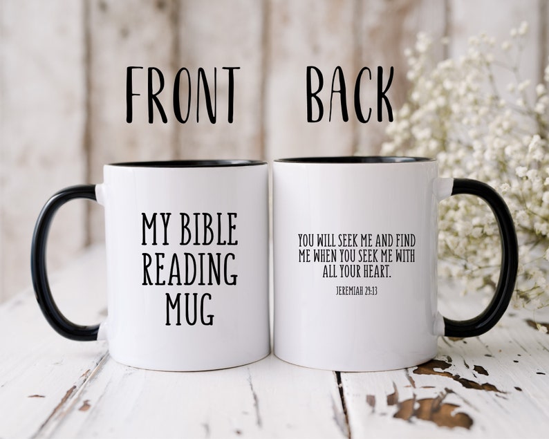 Bible Study Coffee Mug Bible Reading Christian Coffee Mug Jeremiah 25 ...