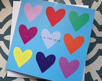 Printable Rainbow Valentine Cards, Rainbow Valentines Day Cards, Kids ...