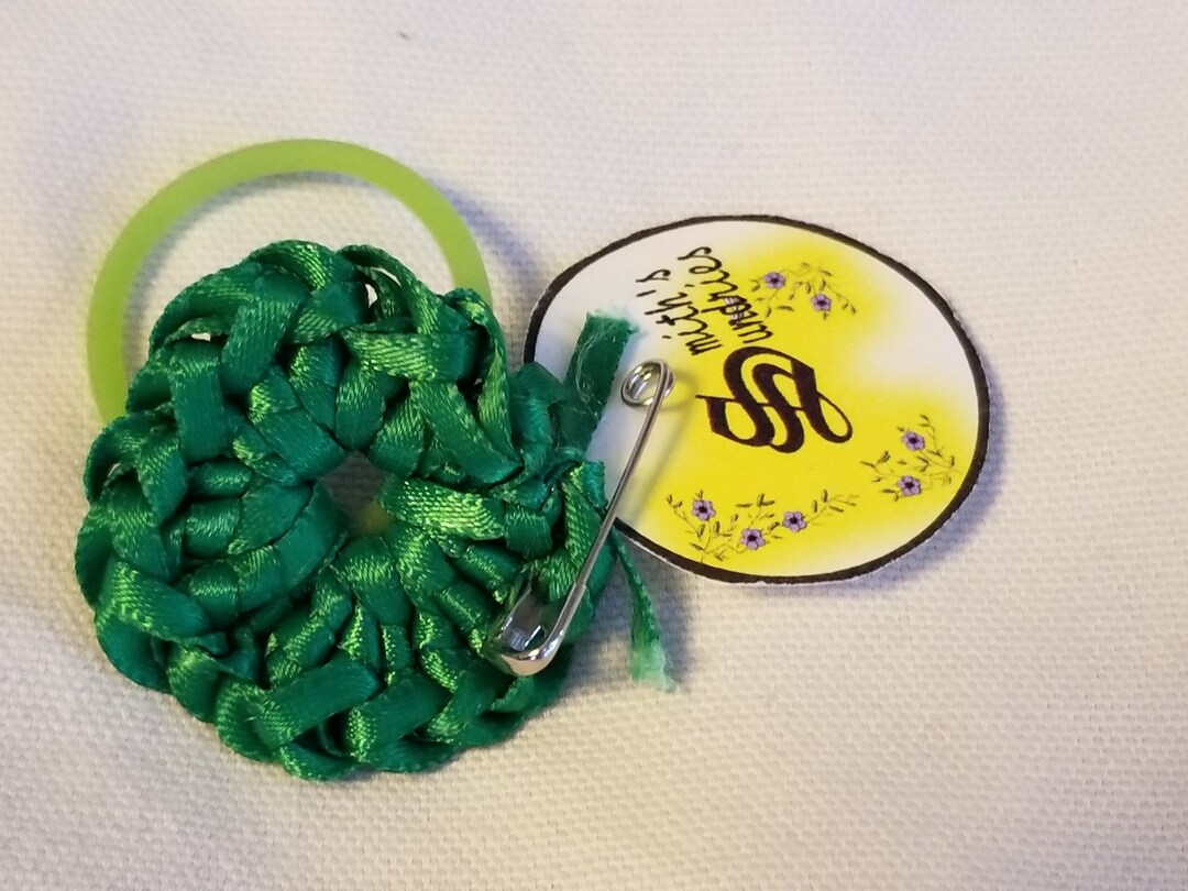 Elastic Crocheted Ribbon Hair Tie - Etsy UK