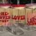 Christian Valentine Bling Glass Can|christian Bling Cup|love Like Jesus ...