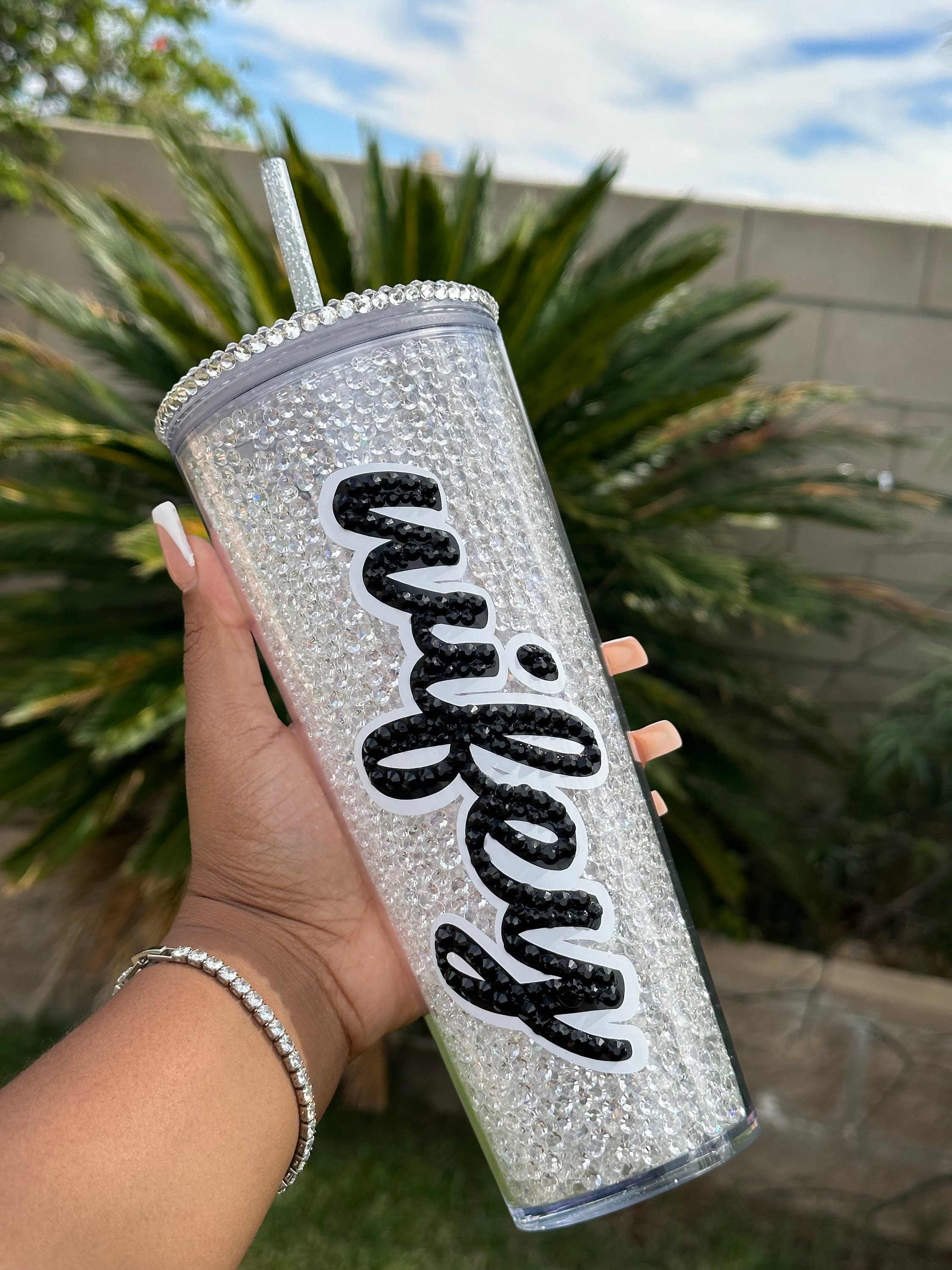 Wifey Bling Sparkle Tumbler|custom Tumbler|bridal Cup|bride Cup|wedding ...
