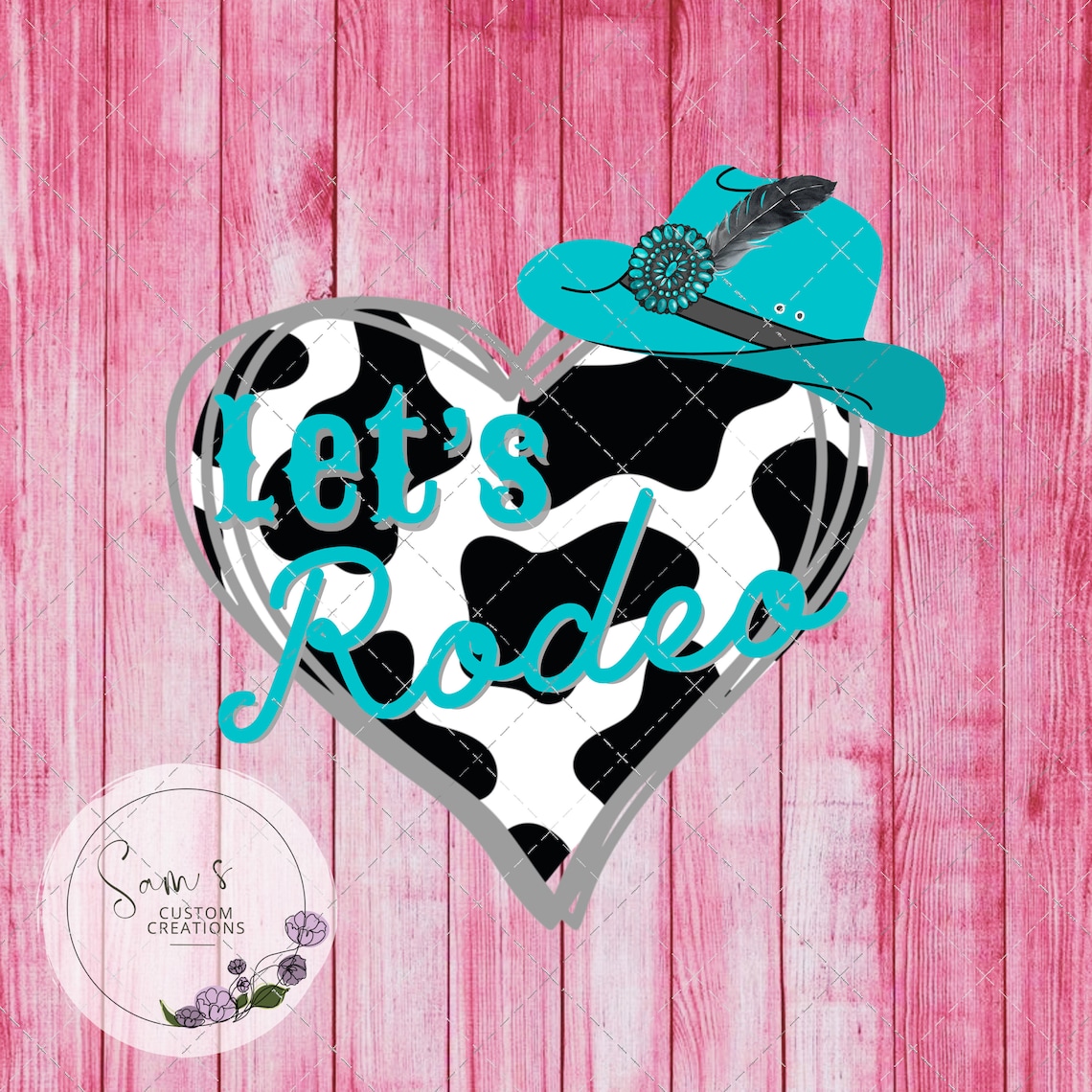 Let’s Rodeo PNG, Sublimation Design, Houston Rodeo, Cow Girls Rodeo ...