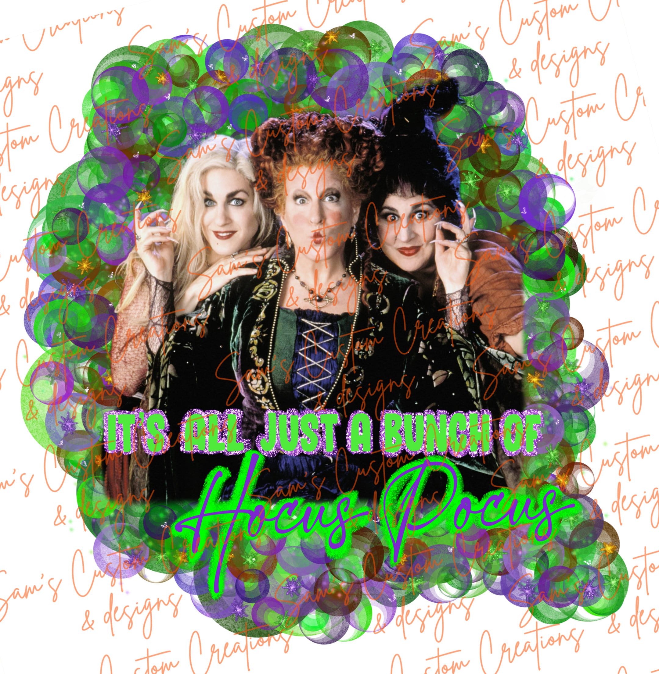 A Bunch of Hocus Pocus PNG, Halloween PNG, Witch Sisters, Glorious ...
