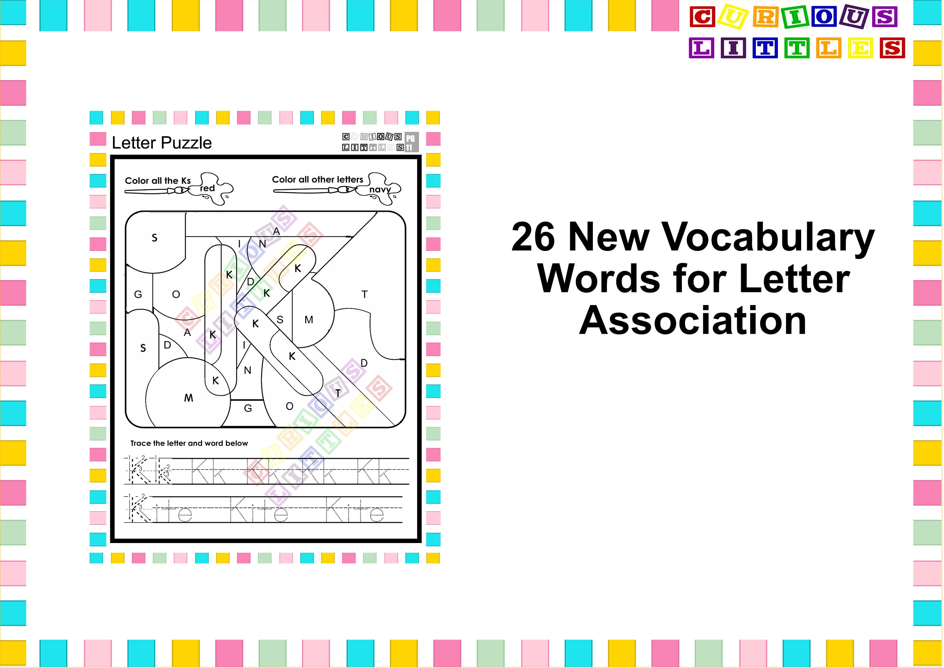 Alphabet Puzzle Activity Bundle Preschool Puzzles for Kindergarten ...