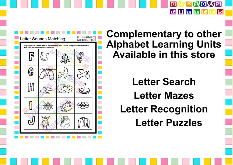 Pre-k Alphabet Lessons Kindergarten Alphabet Revision Workbook - Etsy