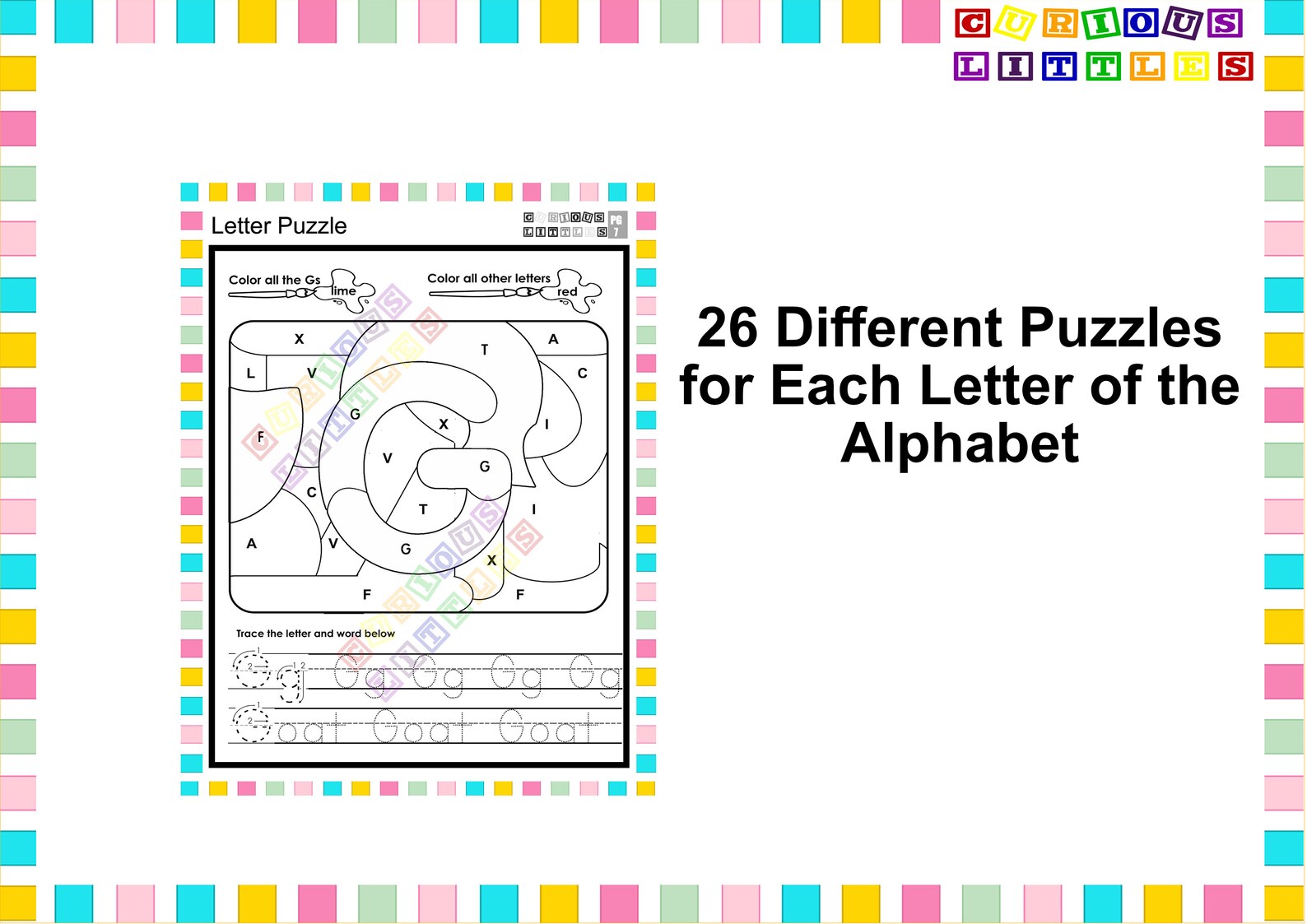 Alphabet Puzzle Activity Bundle Preschool Puzzles for Kindergarten ...