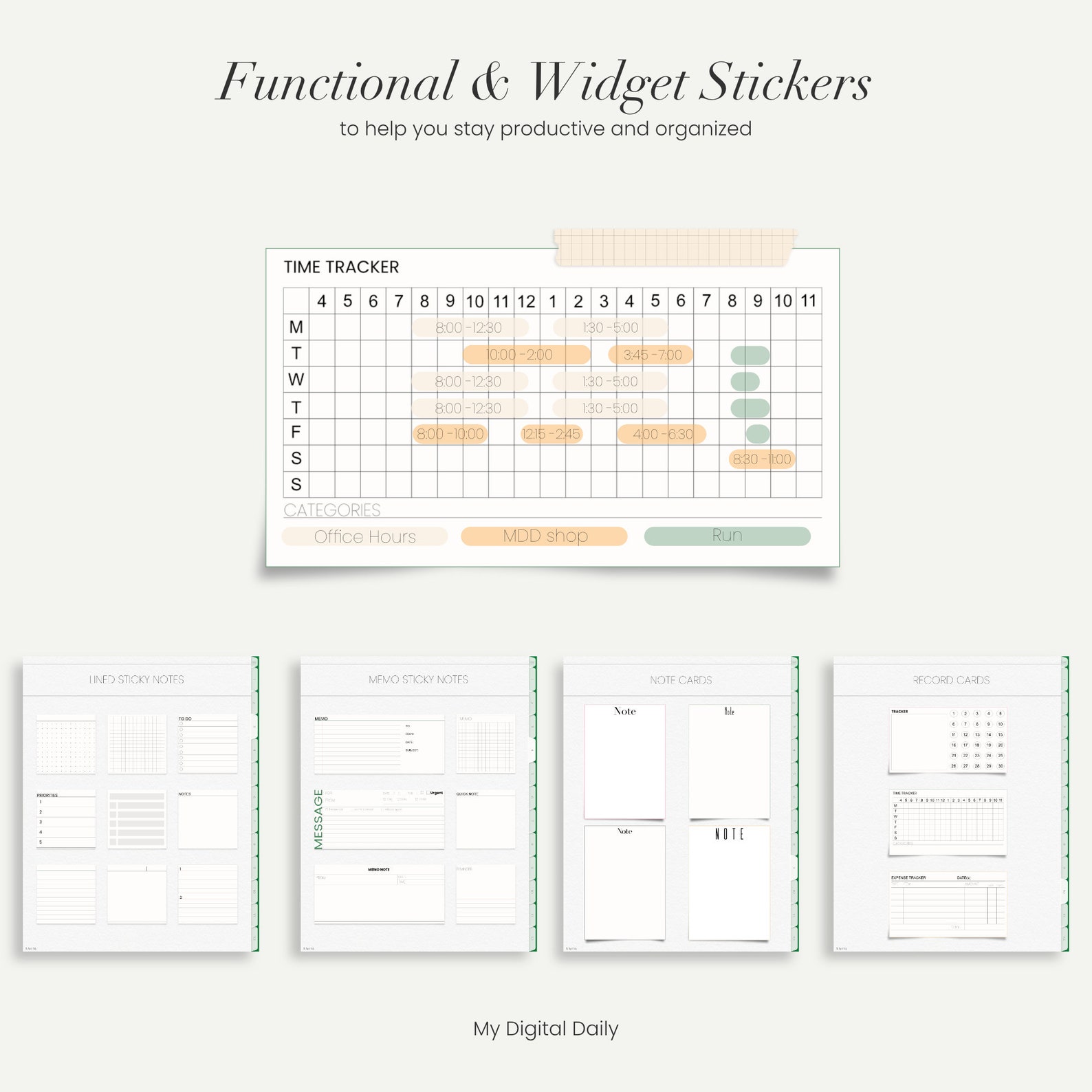 Classics Digital Stickerbook Sticky Notes Widgets 2023 2024 - Etsy