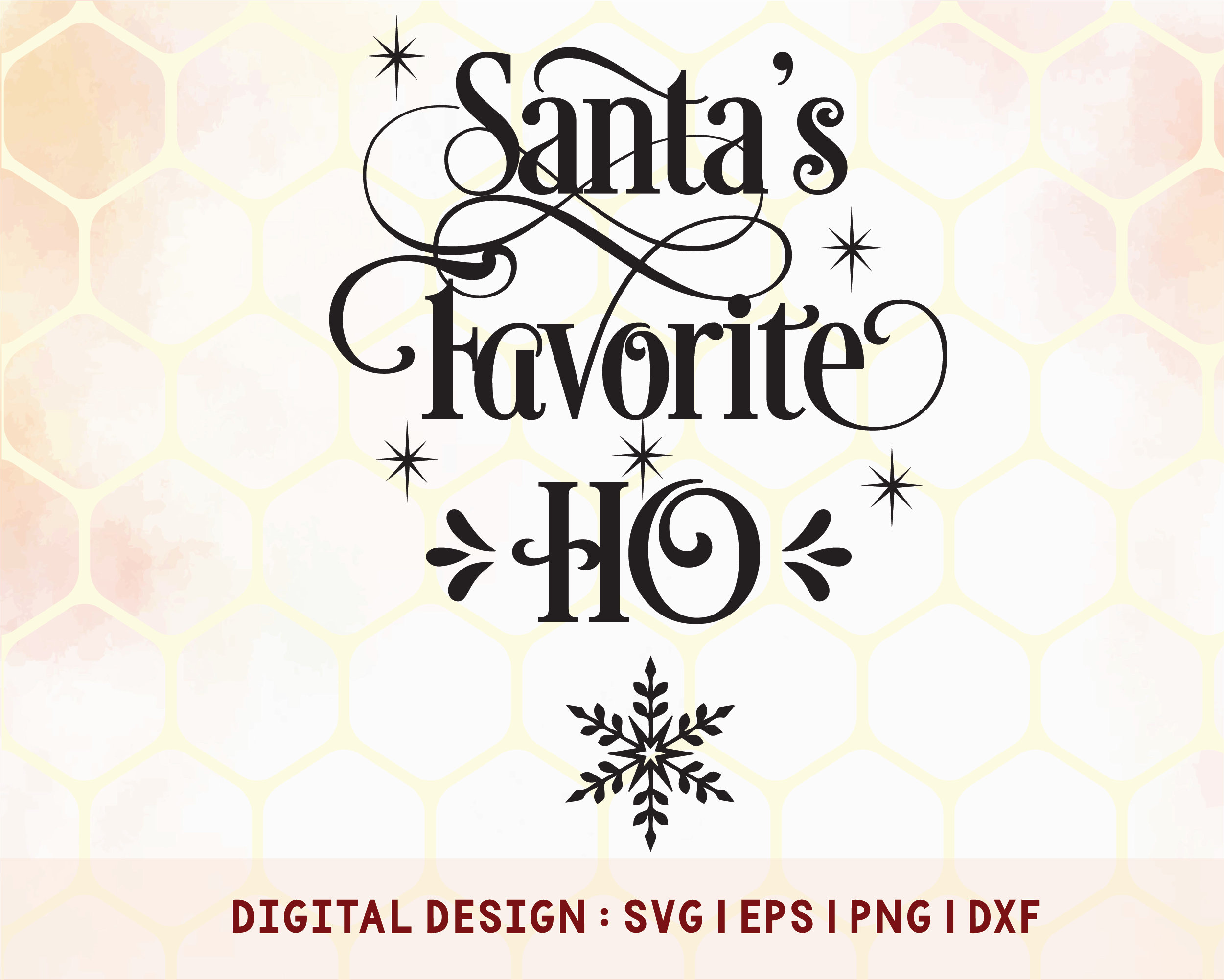 Santa's Favorite Ho Svg Santa's Favorite Svg - Etsy