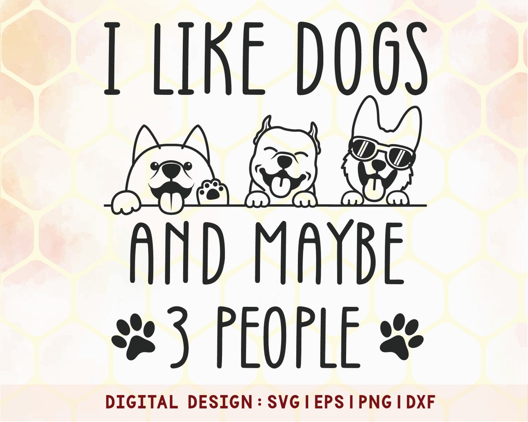 Perro Svg, Perro Mamá Svg, Perro Papá Svg, Me gustan los perros y tal ...