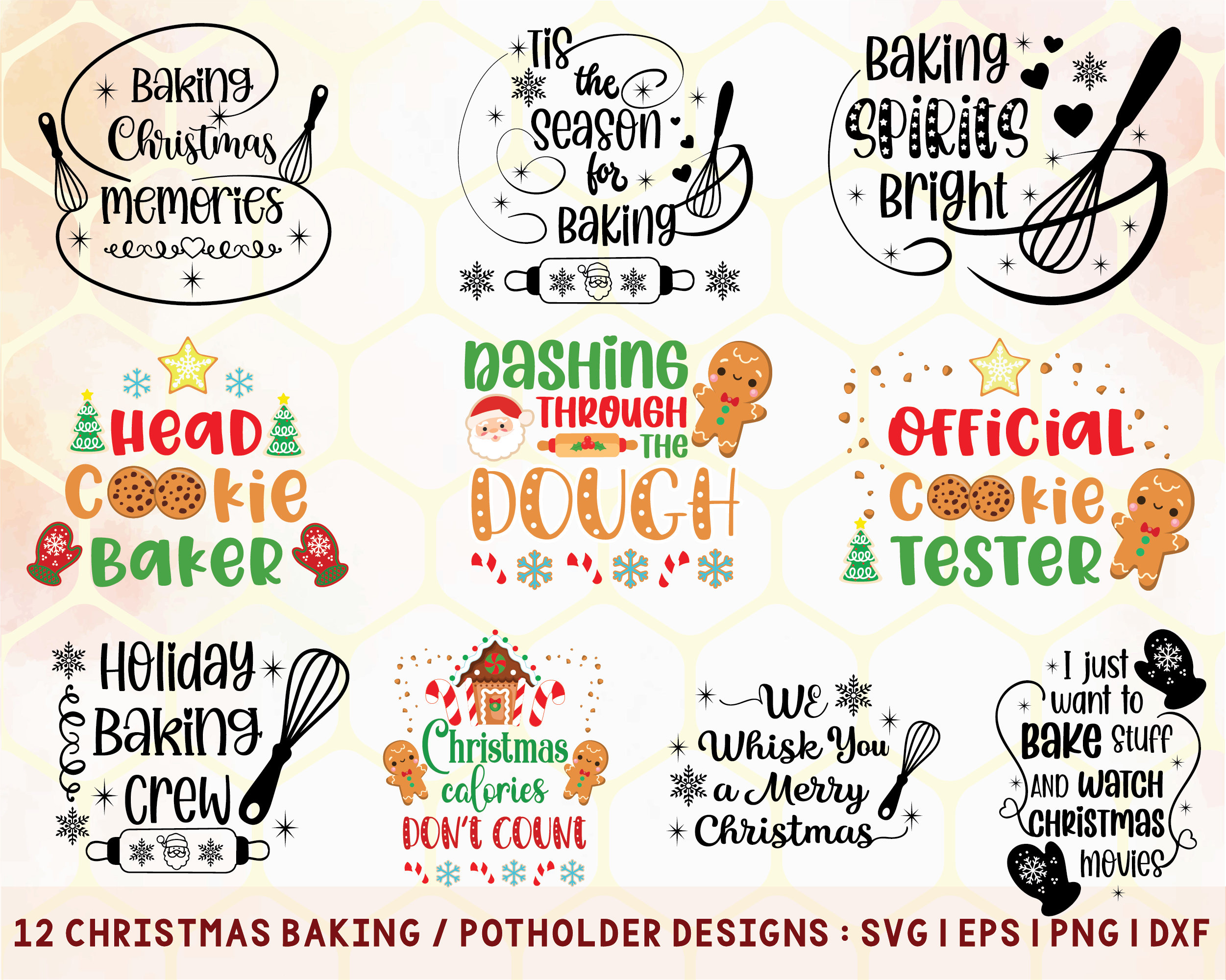 Christmas Baking Quotes Svg Christmas Baking Svg Christmas - Etsy