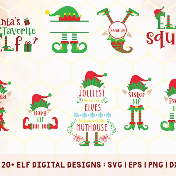 Elf Squad Svg - Etsy