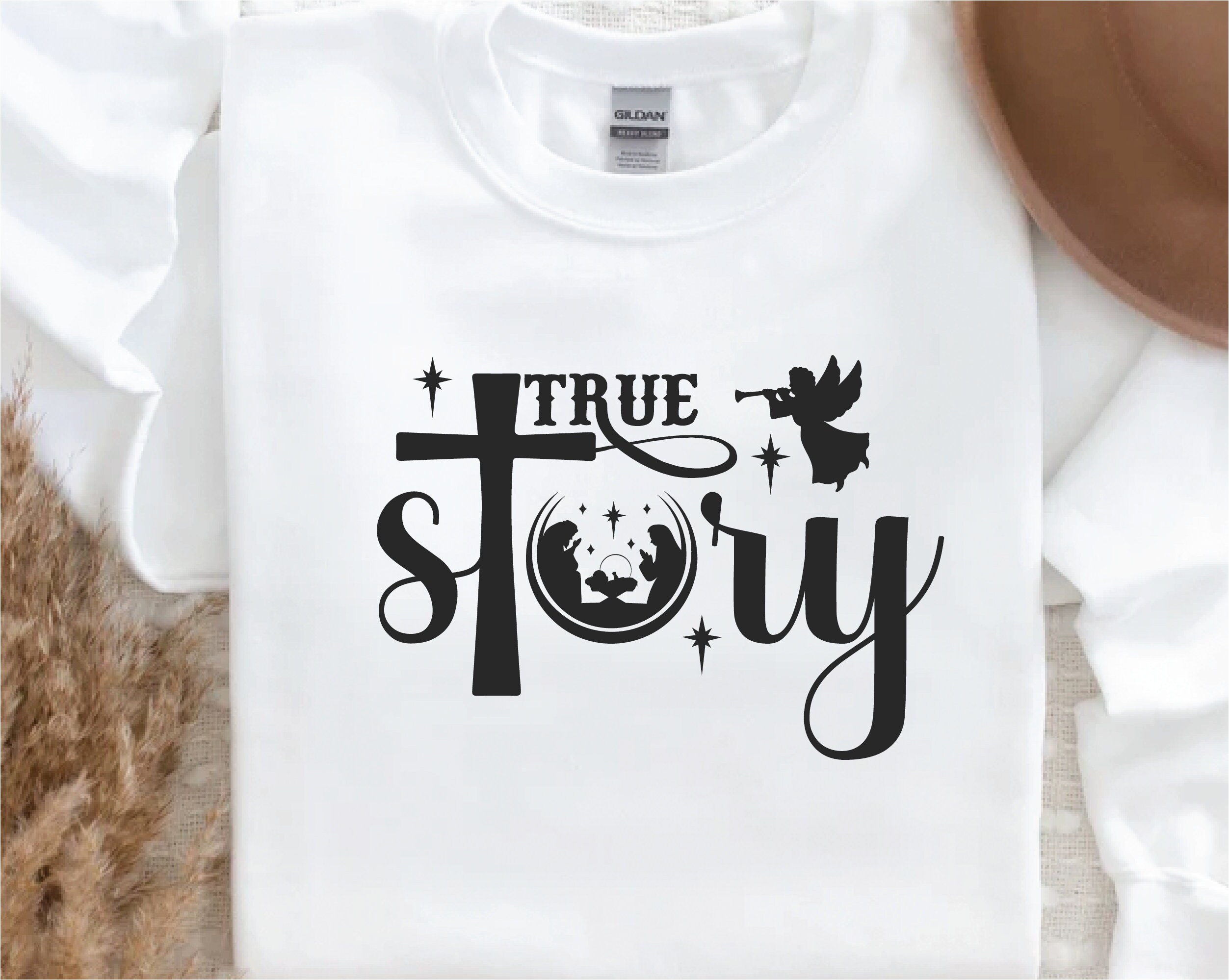 Historia verdadera Svg Png Natividad Svg Belén Svg Historia - Etsy México