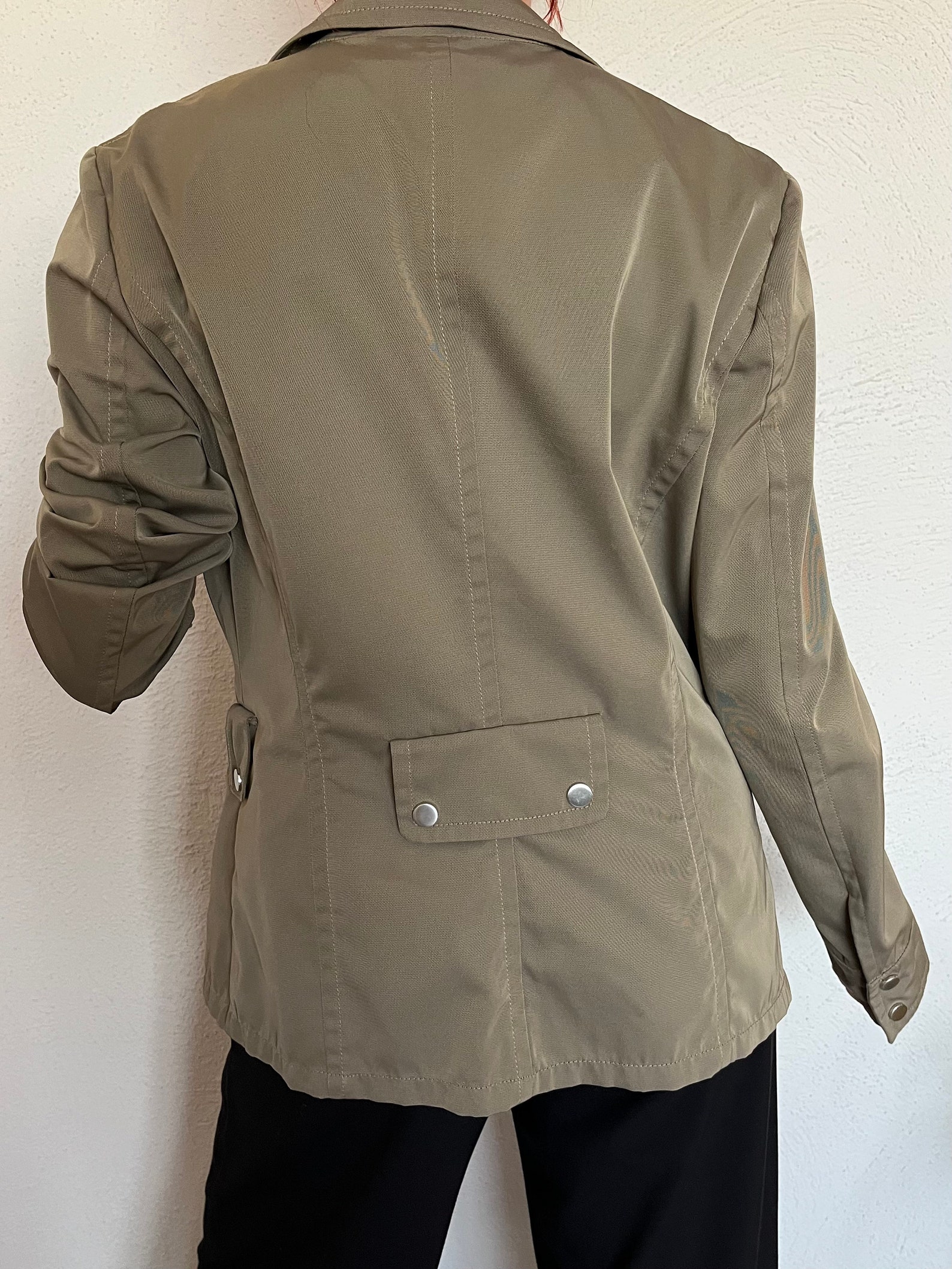MARELLA Safari Style Gray Jacket Size USA 10 - Etsy