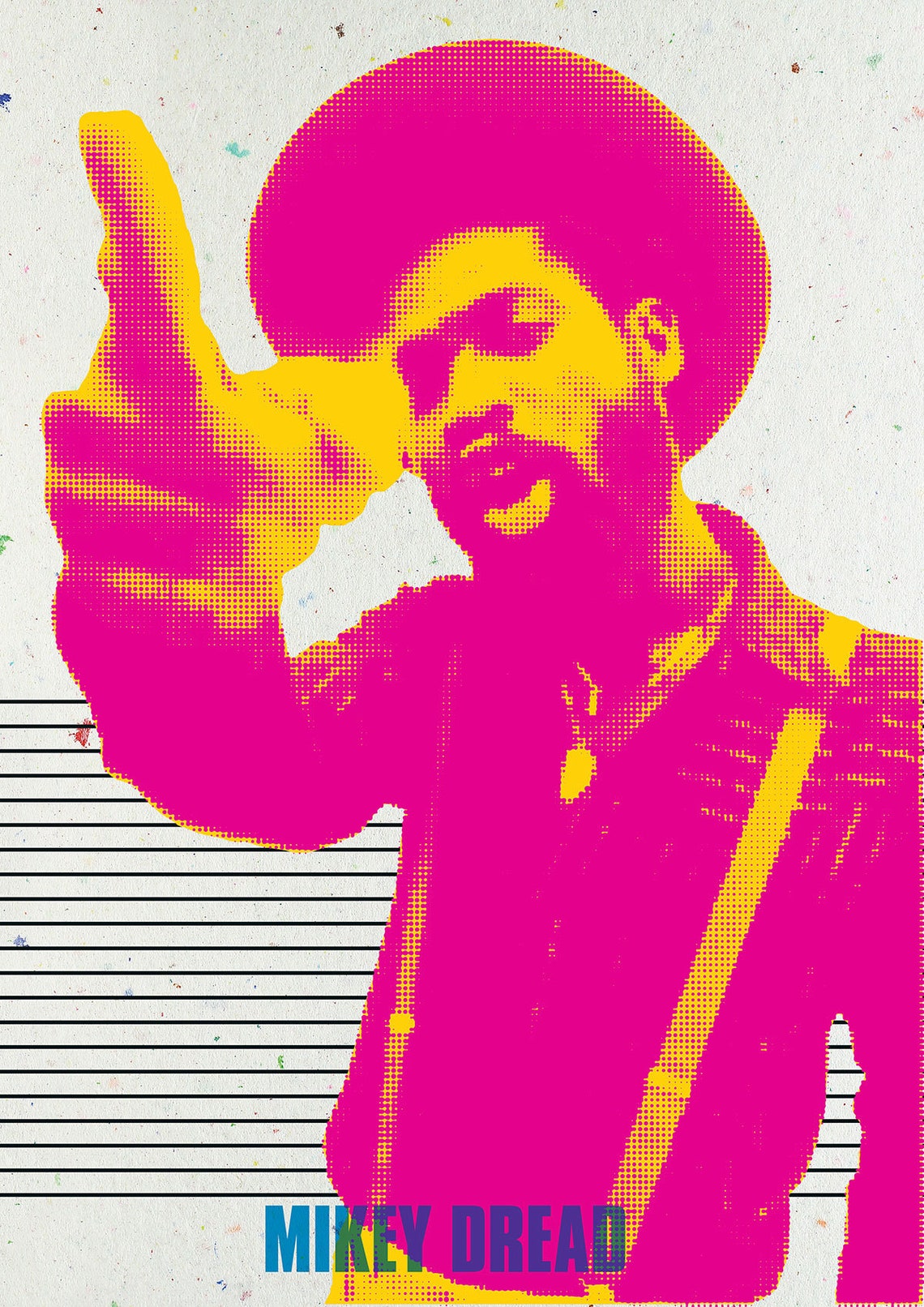 Mikey Dread, Reggae Graphic Poster Print. - Etsy.de