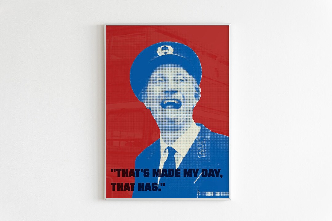 Inspector Cyril ‘blakey' Blake Inspired Print, TV Graphic Poster - Etsy UK