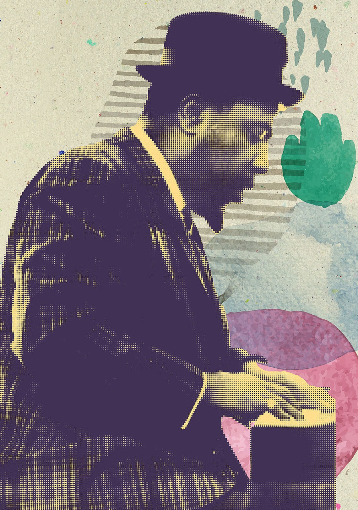 Thelonious Monk, Jazz Graphic Print - Etsy