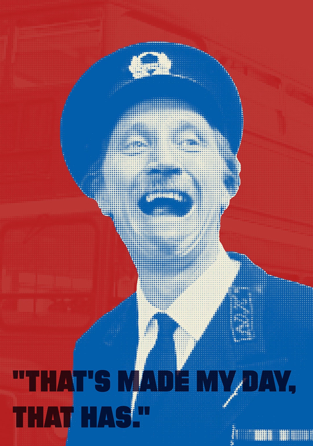 Inspector Cyril ‘blakey' Blake Inspired Print, TV Graphic Poster - Etsy UK