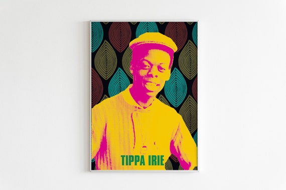 Tippa Irie Reggae Graphic Poster Print. | Etsy