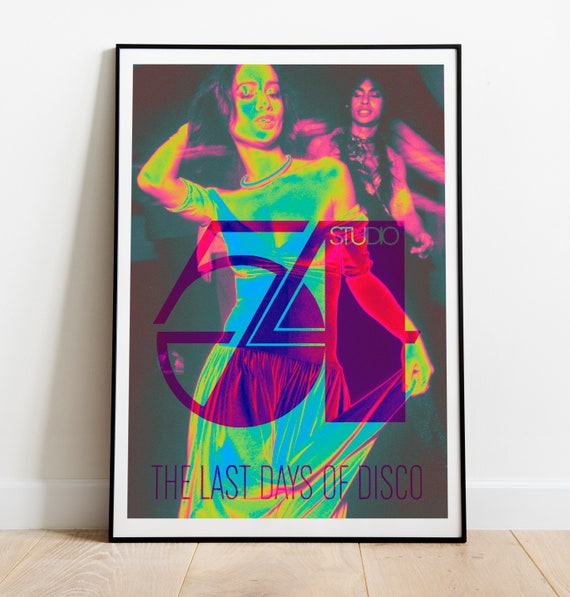 Studio 54 Inspired Music Graphic Poster Print. - Etsy