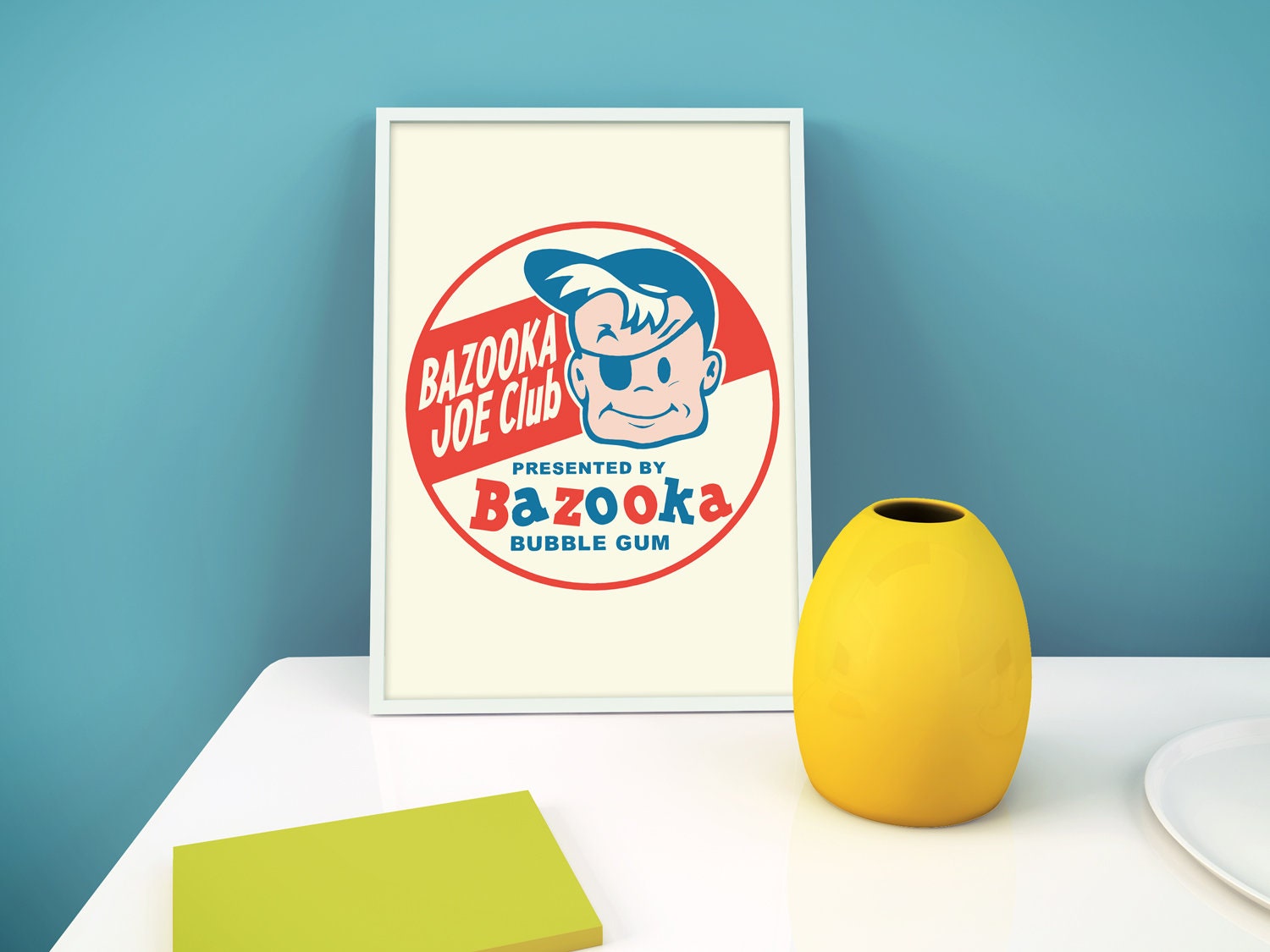 Bazooka Joe Music Graphic Poster Print. - Etsy