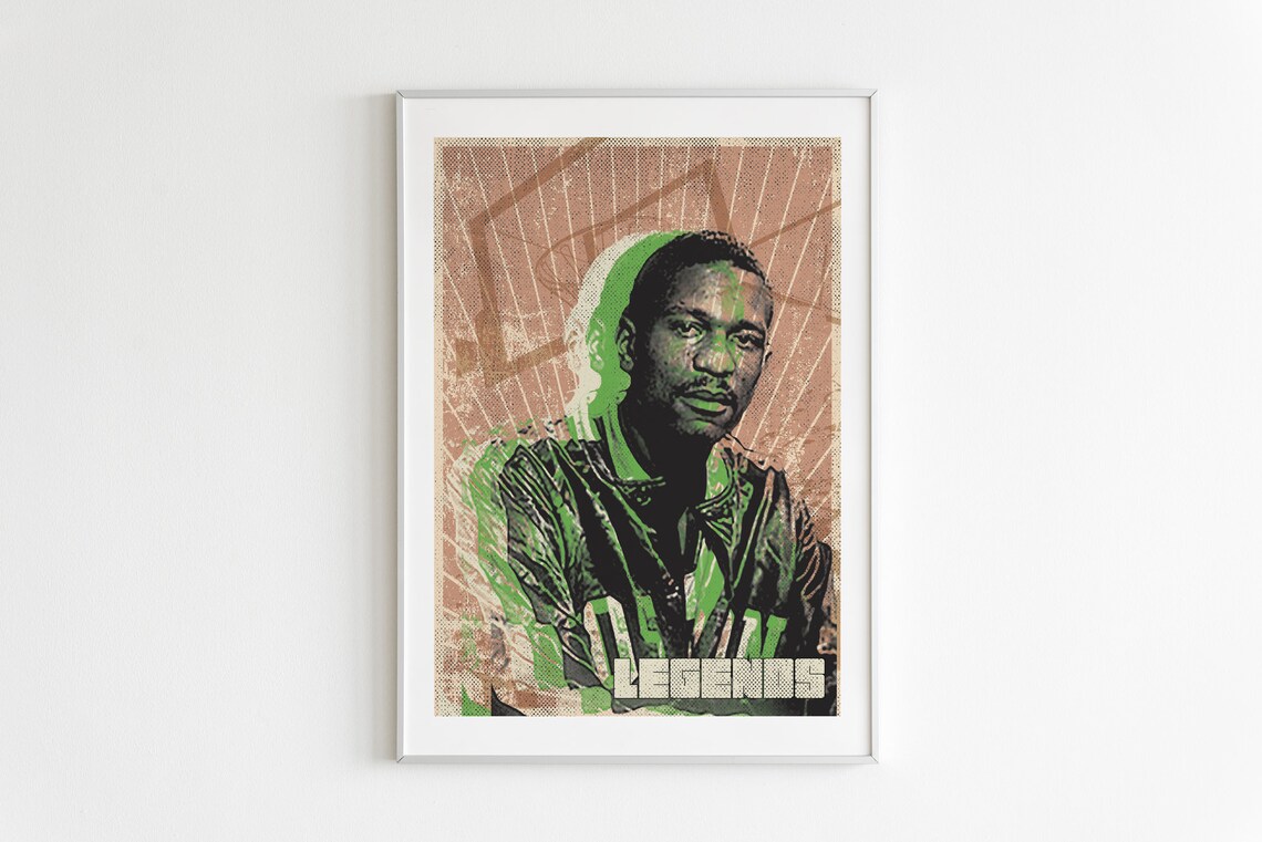 Bill Russell Basketball Graphic Print - Etsy