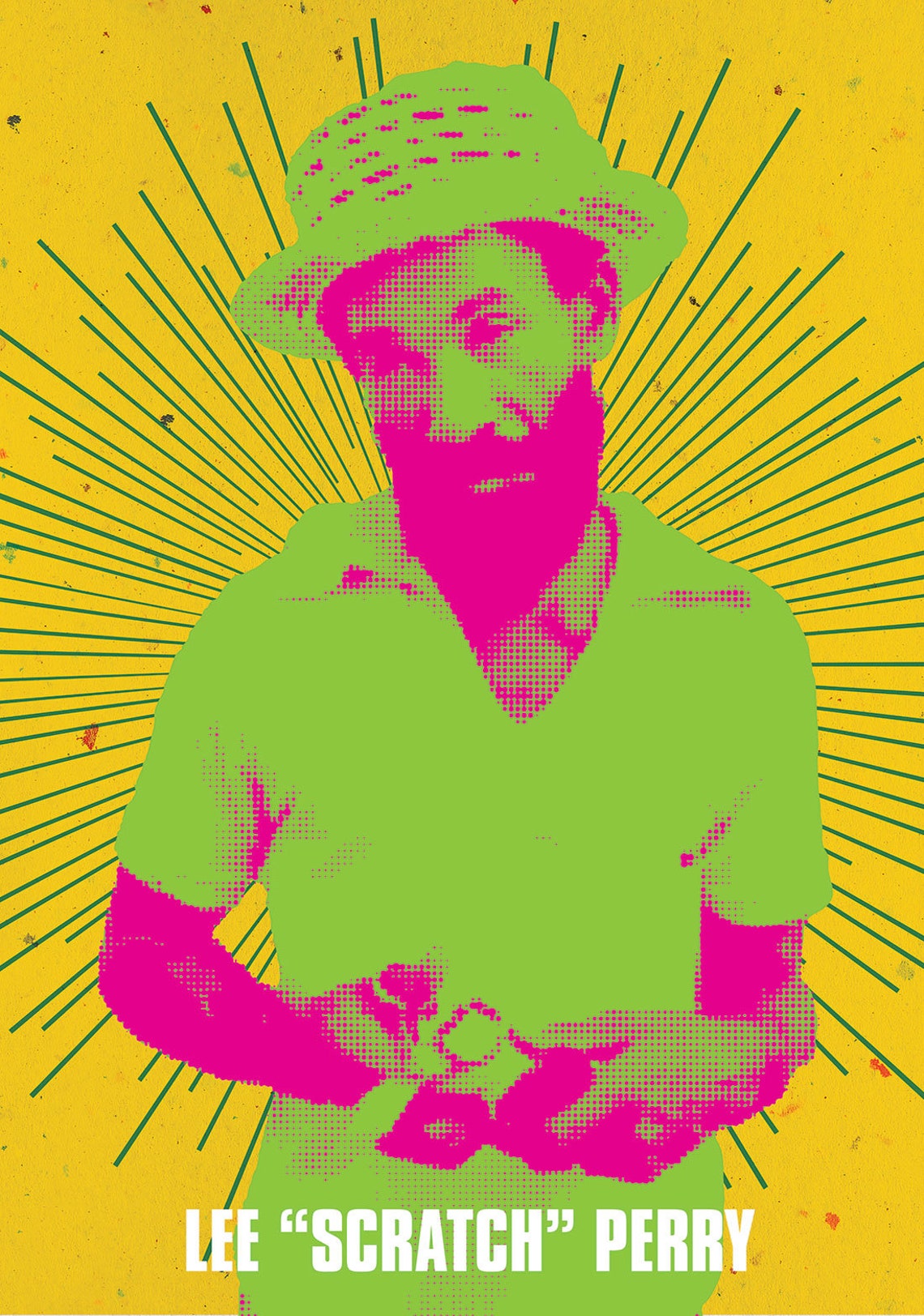 Lee Scratch Perry, Reggae Graphic Poster Print. - Etsy