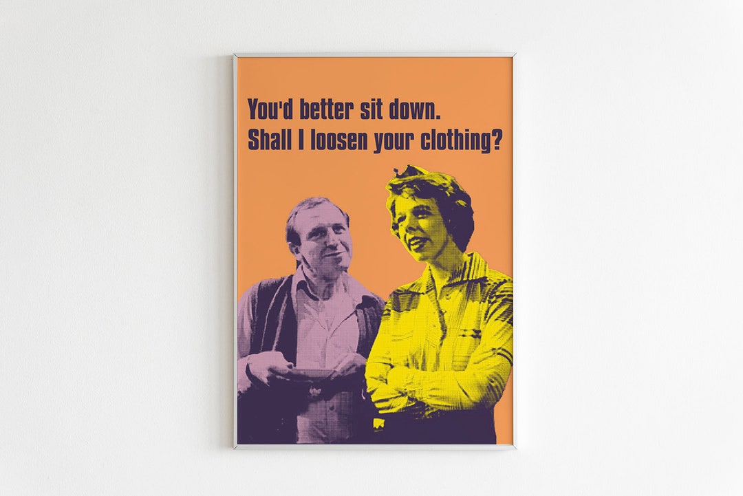 Rising Damp Inspired Print, TV Graphic Poster - Etsy