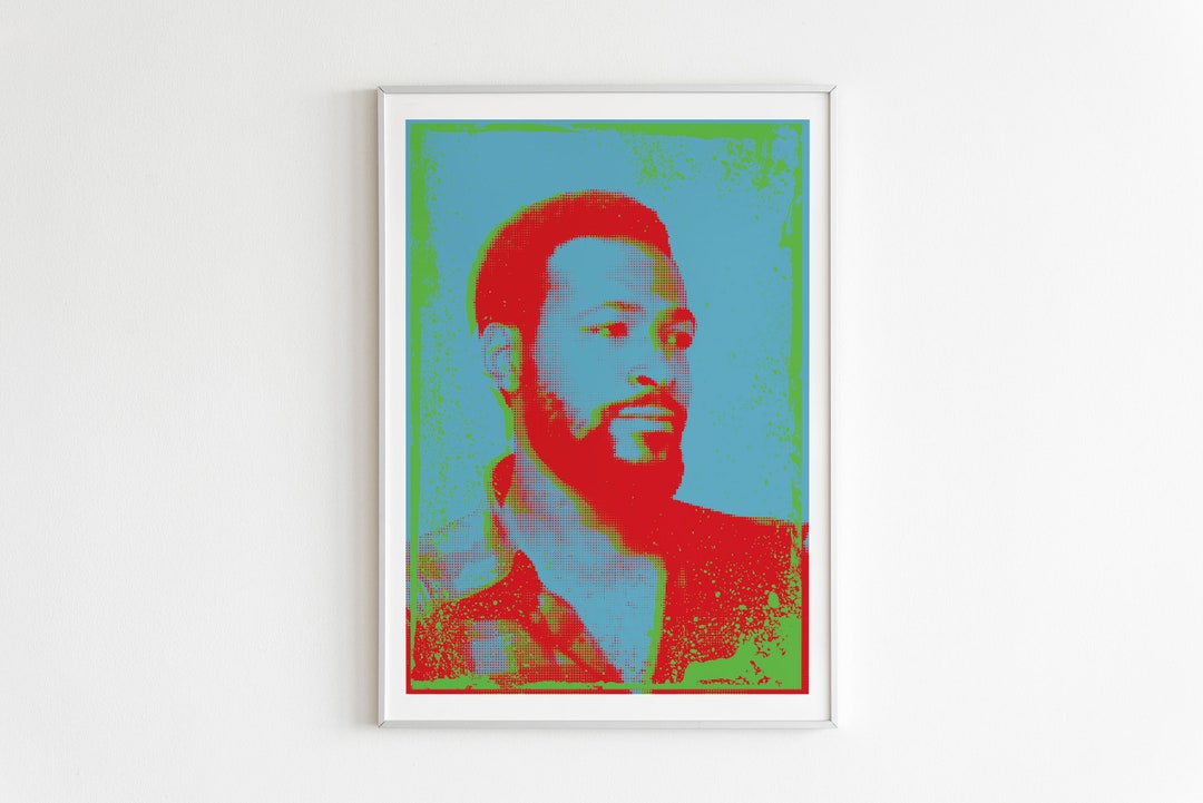 Marvin Gaye, Black History Graphic Print - Etsy