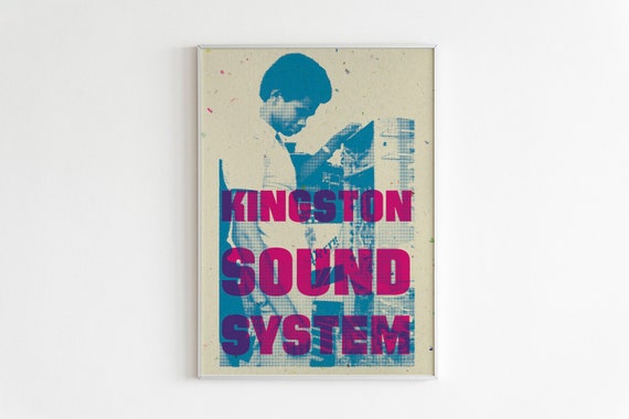 Sound System Reggae Graphic Poster Print. | Etsy