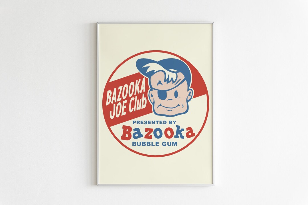 Bazooka Joe Music Graphic Poster Print. - Etsy
