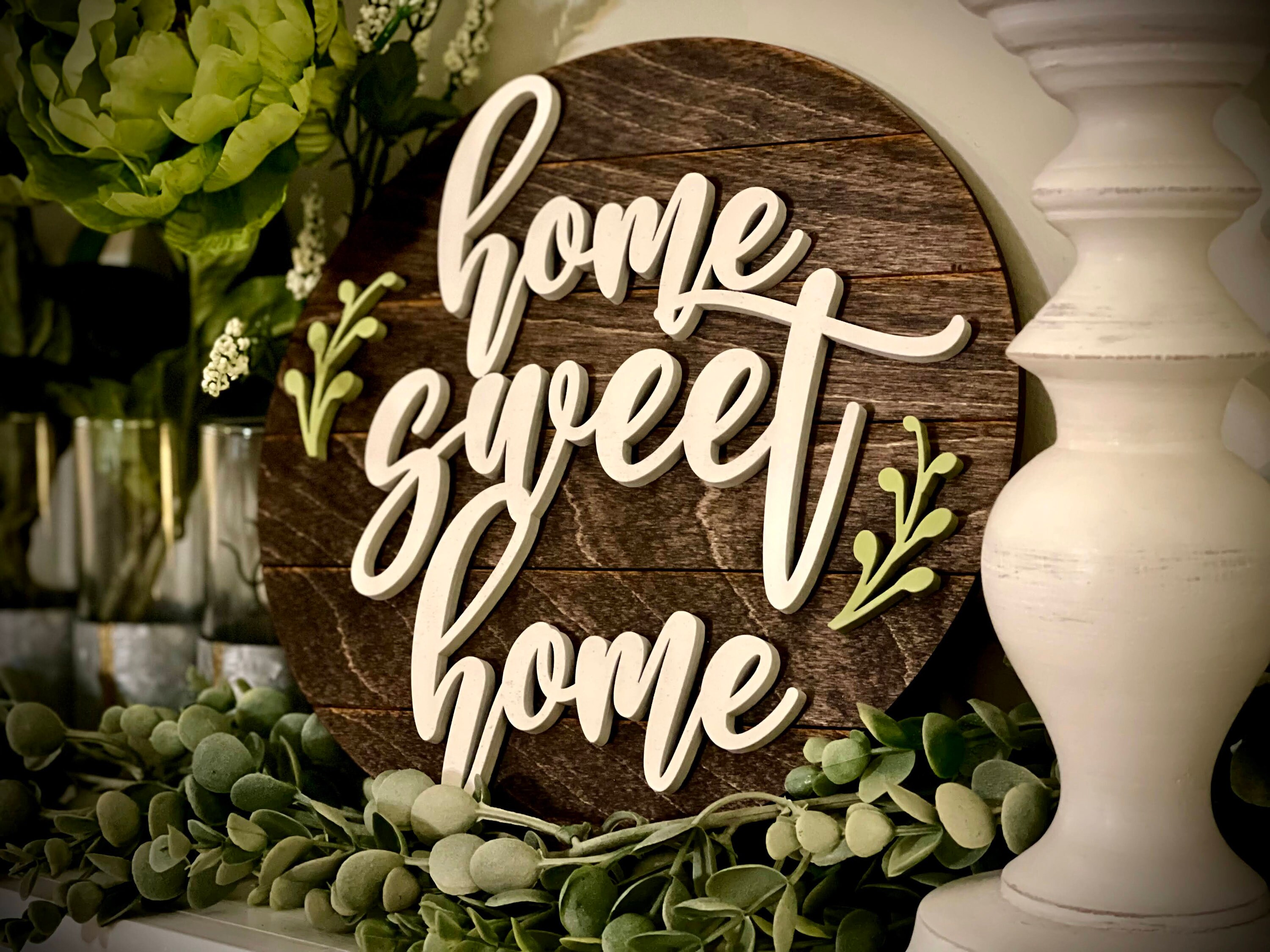 Wooden 3D Home Sweet Home Shiplap Sign Housewarming Gift - Etsy