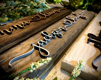 Custom Wooden Sign Wedding Gift - Etsy