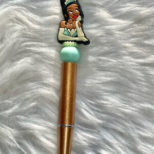 Princess Character Beaded Metal Pen - Etsy