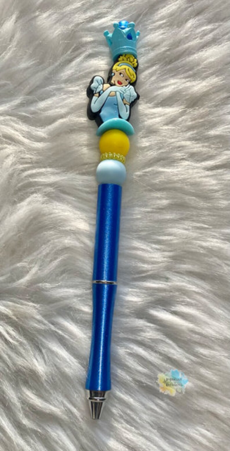 Princess Character Beaded Metal Pen - Etsy