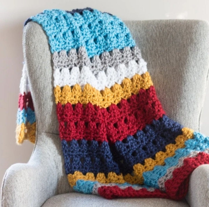 Blanket Crochet Pattern - Etsy