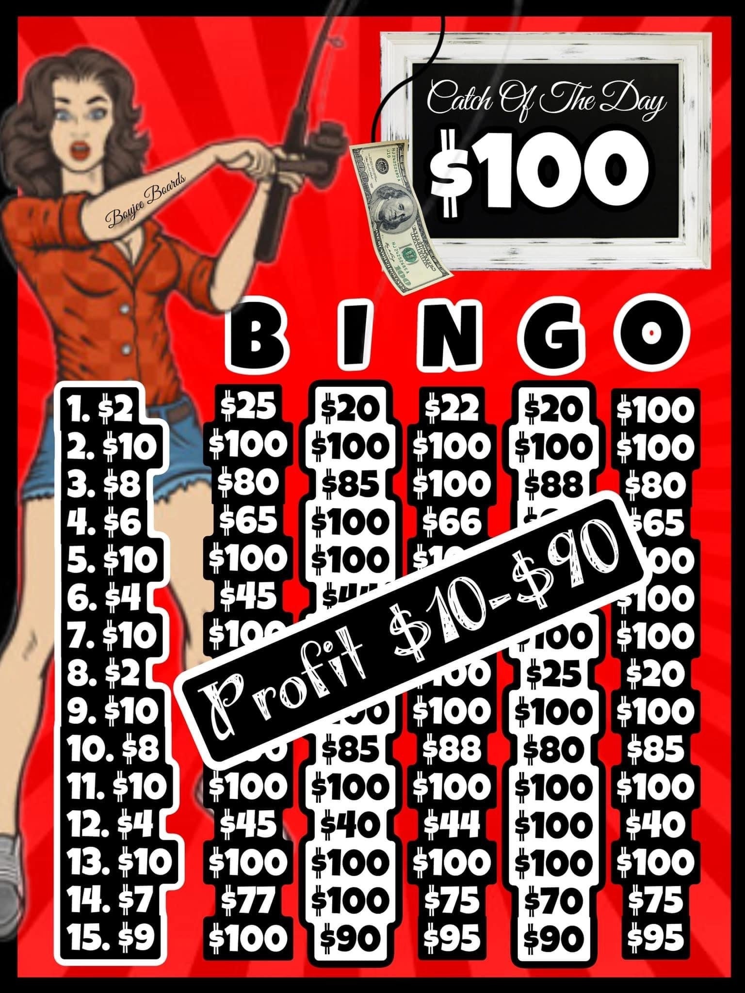 Catch of the Day (100), Pick Your Prize, Downloadable Bingo Graphic - Etsy