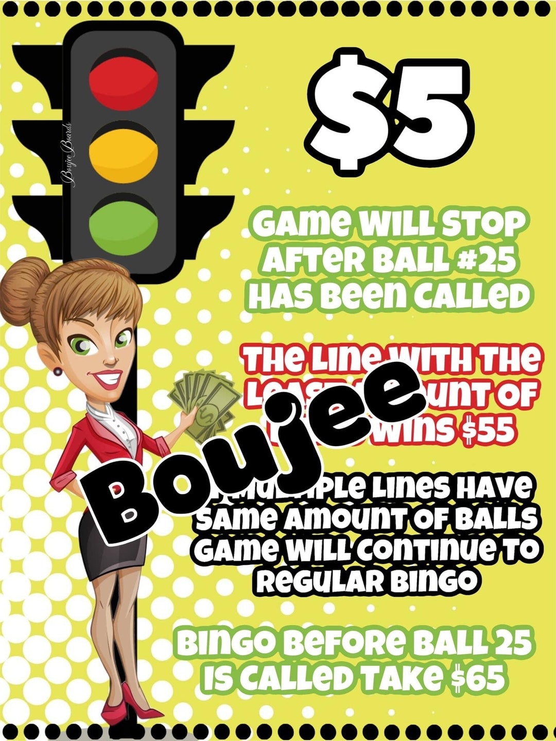 Biggest Loser Wins (5), Pick Your Prize, Downloadable Bingo Graphic - Etsy